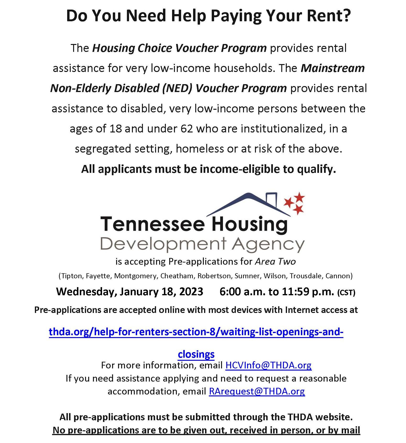 Partner Flyer for open waitlist Area Two 1.18.2023 – The Compass